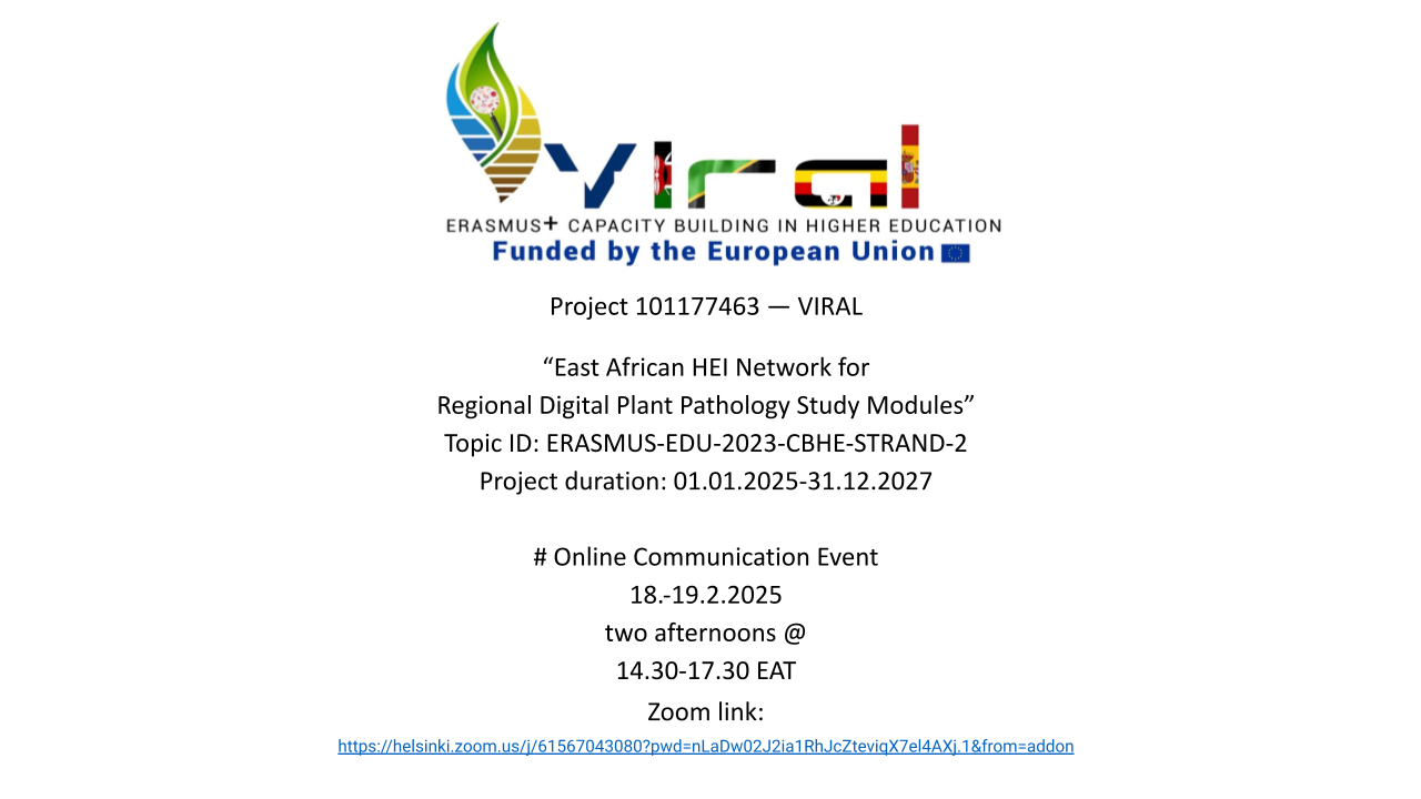 VIRAL ERASMUS Project Opening Event – VIRAL ERASMUS